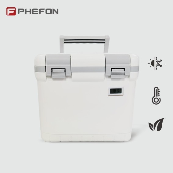 Phefon 6L White Long Lasting Freezer Medical Ice Box With Temperature ...