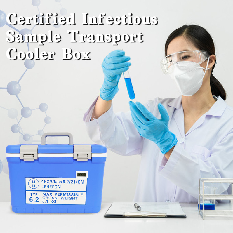 Insulation Layer UN2814 Box PU Polyurethane Foam Vaccine Cooler